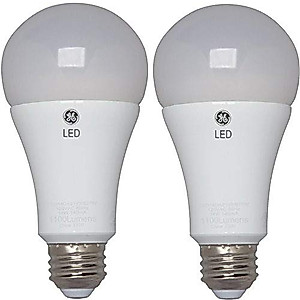 GE Lighting 248666 12 watts Daylight A21 Shape Bulbs - Pack of 2