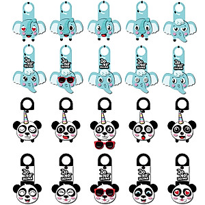 ED-Lumos 10Pcs DIY Door Hanger Signs Do Not Disturb 3D 5 Animals Design for Kids Children Bedroom Door Decoration Gifts