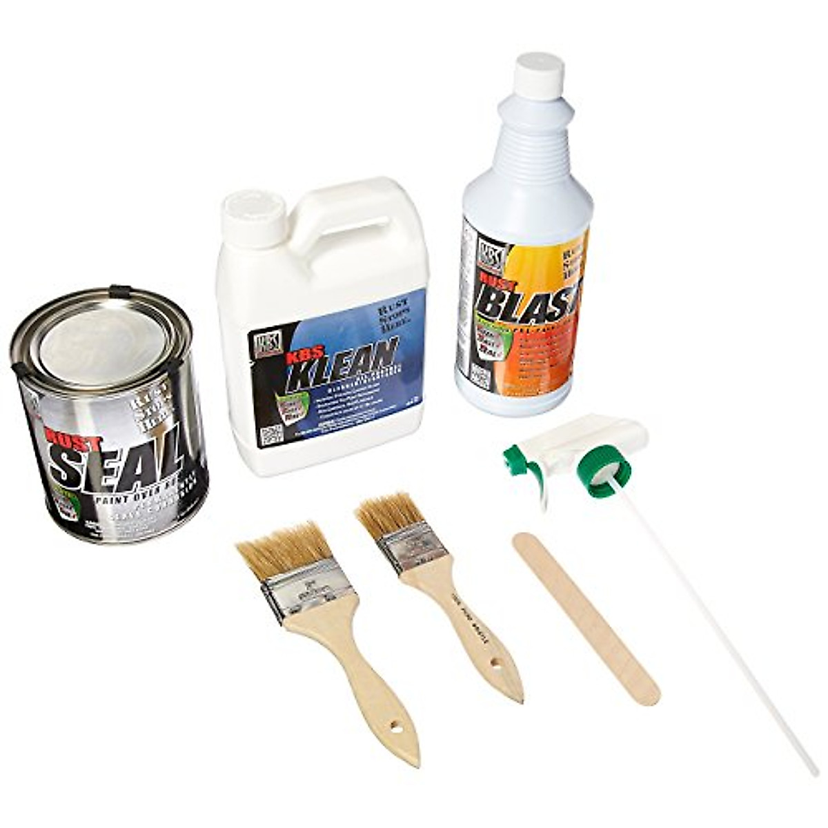KBS Coatings 57006 Oxide Red Frame Coater Quart Size Rust Prevention Kit