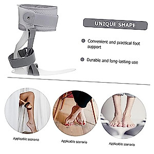 LALAFINA Foot Valgus Immobilizer Plantar Fasciitis Splint White Stand Adjustable Stand Feet Drop Brace Leg Brace for Men Plantar Fasciitis Night Splint Pvc White Foot Valgus Corrector Tool