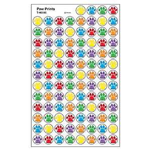 TREND enterprises, Inc. Paw Prints superSpots® Stickers, 800 ct