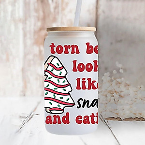 UV DTF Cup Wrap Transfer for Glass, 4 Sheet Rub on transfers for Crafts Christmas Iron-on Decals, Merry Christmas Rub on Transfer Stickers, Glass Cups Furniture DIY Crafts, Waterproof Ready to Press