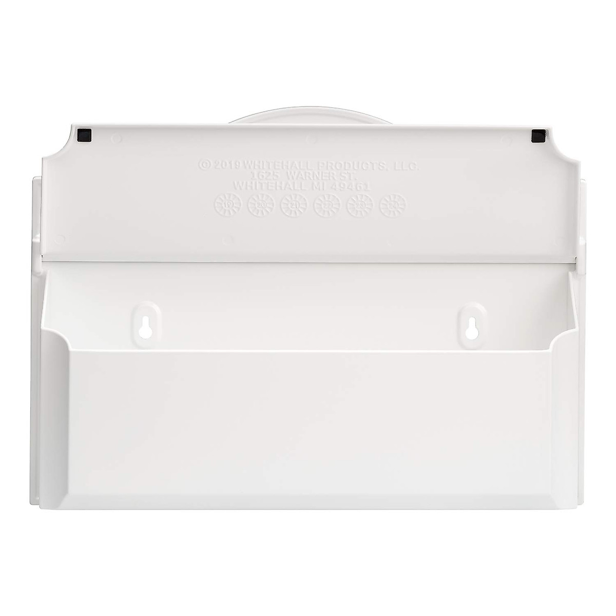 Whitehall 16602 Colonial Wall Mailbox, White