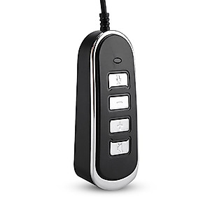 FOSA RJ9 to USB Headset Jack Cable Adapter Convertor for Audio Headphone Conversion Line Computer Headphones Line Using with Control Box