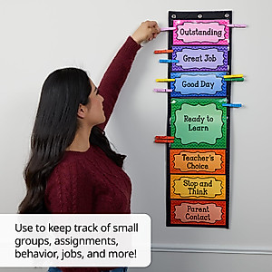 Really Good Stuff Classroom Management Rainbow Clothespins - 6 Colors