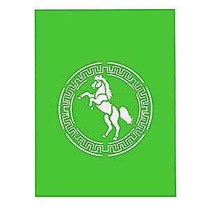 iGifts And Cards Inspirational Wild Horses 3D Pop Up Greeting Card - Majestic, Colt, Pony, Mustang, Stallion, Half-Fold, Happy Birthday, Retirement, Just Because, New Business Adventure, All Occasion