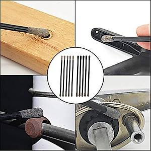 SCOTTCHEN Sanding Sticks Matchsticks Fine Detailing Sanding Grits 120/180 and 400/800-10 Pack