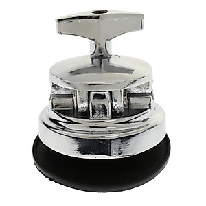 Baosity 3 Pcs Drum Holder Base Plate Rack Clamp Tom Drum Mount Bracket for Tom Drum Musical Instrument Accessory