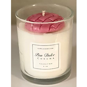 Pan Dulce | Concha Candle| 1 Count (Pink)