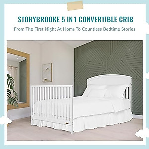 Dream On Me Storybrooke 5 in 1 Convertible Crib