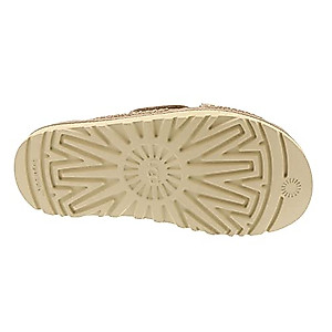 UGG Women's GOLDENSTAR Cross Slide Sandal, Driftwood, 6