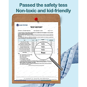 Seyõssbe Baby Proofing Corners and Edges Guards Protectors Foam 3M Pre-Taped Bumper Furniture Covers Child Safety Protector for Table, Stair, Cabinet, Desk, 6.6ft (Blue)