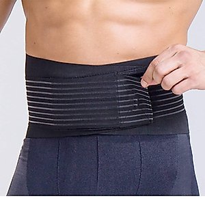 LSRRYD Lumbar Support Belt for Pain Relief and Injury Prevention Dual Adjustable Straps and Breathable Mesh Panels (Size : Large)