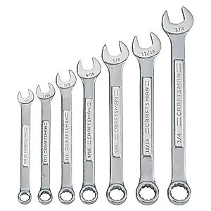 Craftsman CMMT87016 7PC SAE RAISED PANEL WRENCH SET