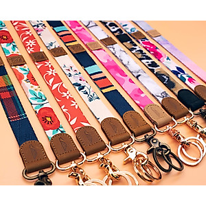 POCKT Cool Neck Lanyard for Keys, Wallets and ID Badge Holders, Key Chain Holder for Men and Women | Bloom