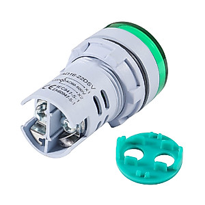 DIANN 4pcs AC Voltage Display AC 60-500V Digital Voltmeter LED Display Voltage Meter Monitor 110V 220V Detetor Red Green Yellow Blue