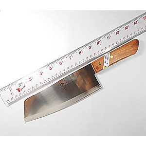 Chef's Knife Cook Knives KIWI Brand 21 Utility Thai Cutlery Steak Wood Handle Kitchen Sharp Blade 7.5" Stainless Steel