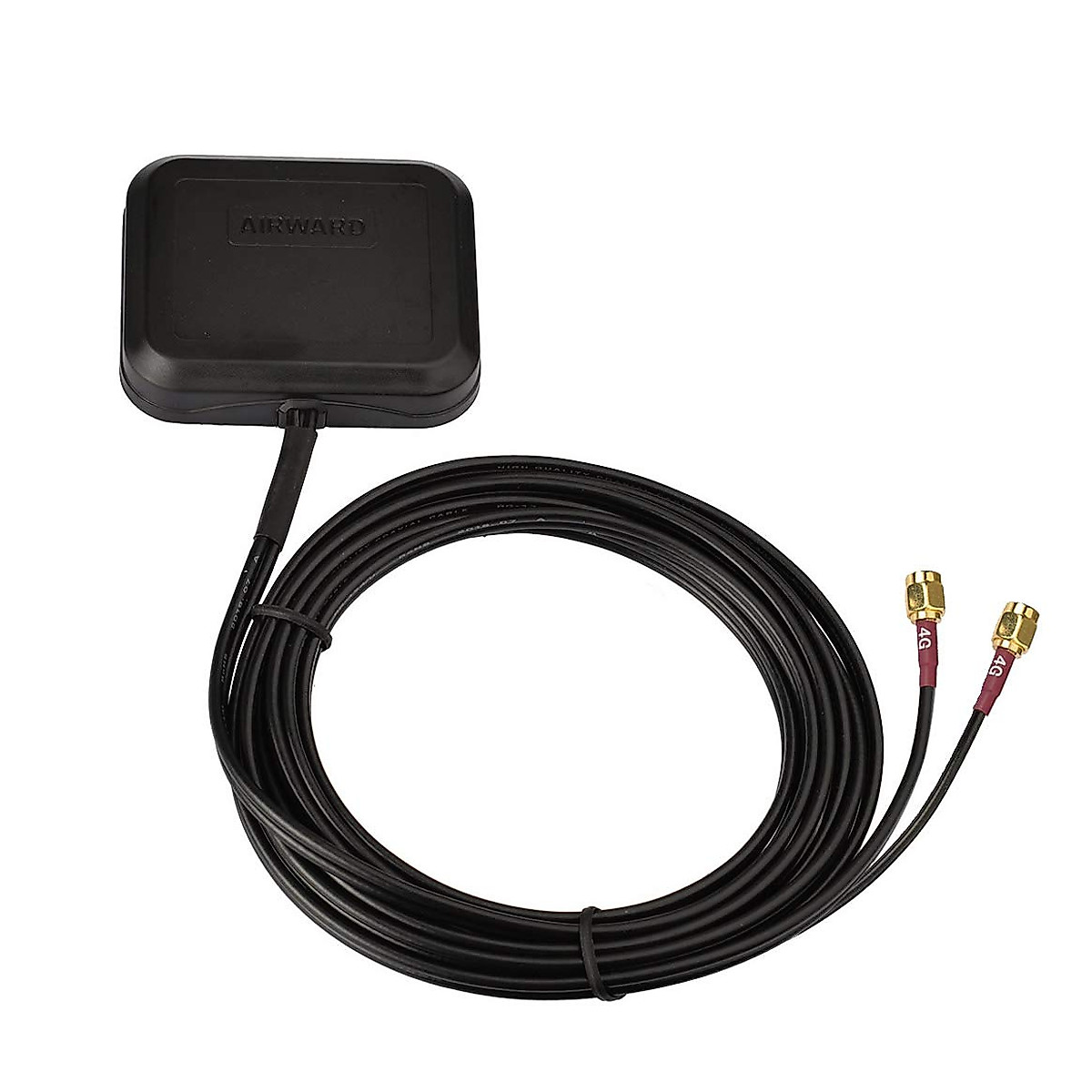 Bingfu 4G LTE Adhesive Magnetic Mount Antenna MIMO SMA Male 4G LTE Antenna Compatible with 4G LTE Wireless Router Home CPE Router Mobile Modem Hotspot Industrial IoT Router Cellular Gateway