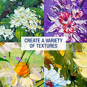 U.S. Art Supply Impasto Clear Gel Acrylic Medium, 500ml Tub