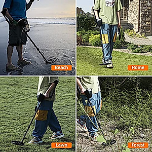 Rumia Professional Metal Detector for Adults & Kids, High Accuracy Adjustable Waterproof Gold Detector with Disc & Pinpoint & All Metal Mode, for Detecting Gold, Coin, Treasure Hunting