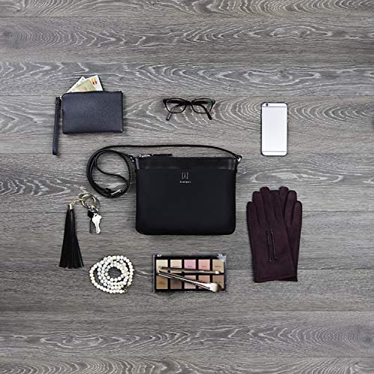 Travelpro Platinum Elite Women's Crossbody (Shadow Black)