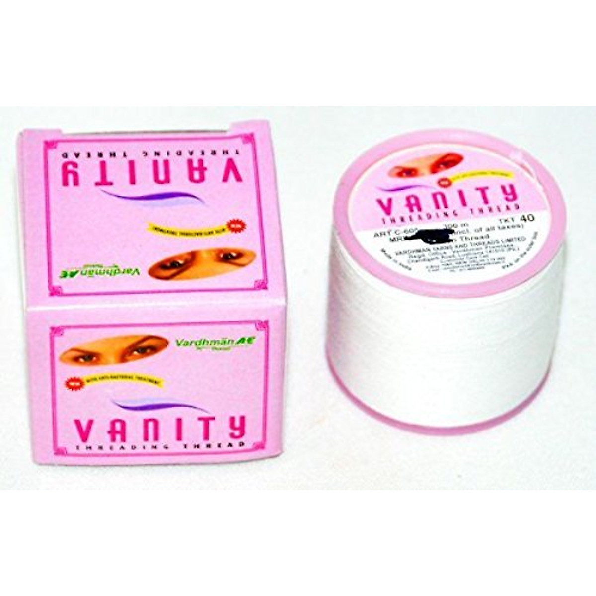 G S & C O Vanity 2 spool Extra Soft Eyebrows Threading Cotton Thread Facial Hair Remover