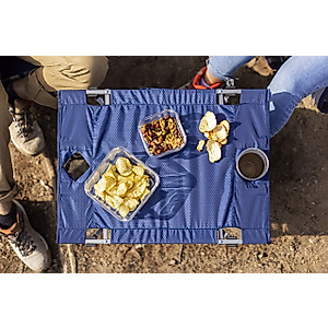 Sport-Brella SunSoul Portable Folding Table for Outdoor Camping, Picnics, Tailgates, and Beach Navy