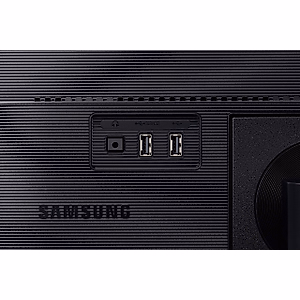 SAMSUNG FT45 Series 27-Inch FHD 1080p Computer Monitor, 75Hz, IPS Panel, HDMI, USB Hub, Height Adjustable Stand, 3 Yr WRNTY (LF27T450FQNXGO),Black
