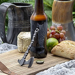 Viking Axe Bottle Opener | Stainless Steel Steel Axe Beer Bottle Opener by Norse Tradesman