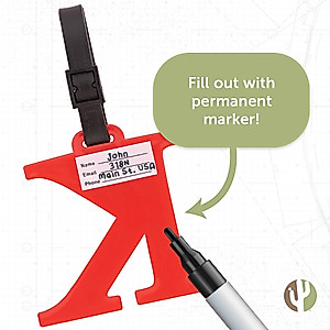 Desert Cactus Kappa Alpha Psi Luggage Tag PVC Yo-Nupe KAP Divine 9 Officially Licensed