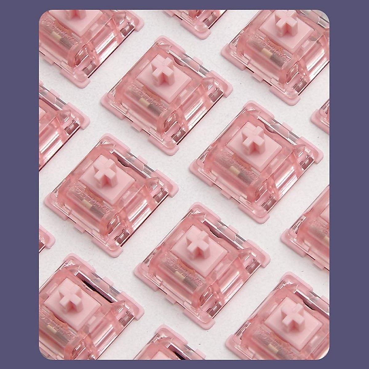 EPOMAKER ACR98 Mini 78-Key Wired Hotswap Mechanical Gaming Keyboard with Acrylic Case & RGB Backlight, Double-Shot PBT Keycaps, NKRO Programmable for Gamers/Mac/Win (Gateron Pink Switch)