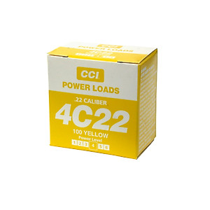 DT Systems Super PRO Dummy Launcher .22 Caliber Crimped Blank Power Loads, 100-Load Pack for Hunting Sporting Dog Training Gun Conditioning Dummy Launcher - Yellow, 60-80 Yards Launch Distance