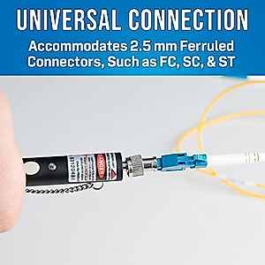 Jonard Tools VFL-150 Visual Fault Locator with Included FC to LC Adapter