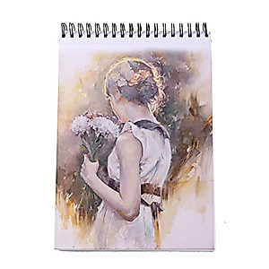 Bachmore Drawing Pad 9X12 Inch (110lb/180g), 60 Sheets, Top Spiral Bound Multi-Media for Artist Pro & Amateurs | Acrylic Art, Ink, Paint, Oil Pastels,Watercolor Mixed Media Sketch