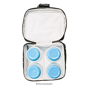 PackIt Freezable Baby Bottle Cooler for Breastmilk and Formula, Polka Dots