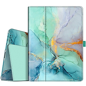 Fintie Folio Case for iPad 4th Generation (2012 Model), iPad 3rd Generation (2012 Model), iPad 2 (2011 Model) 9.7 inch Tablet - Smart Stand Protective Cover with Auto Sleep Wake, Emerald Marble