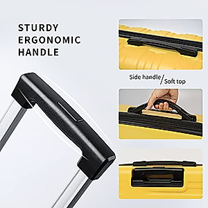 Merax Luggage Sets 3 piece Carry on Luggage Suitcase Sets of 3, Hard Case Luggage Sets Clearance Expandable