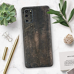 DesignSkinz Raw Wood Planks V8 Protective Vinyl Decal Wrap Skin Cover Compatible with The Samsung Galaxy S20 (Screen Trim & Back Glass Skin)