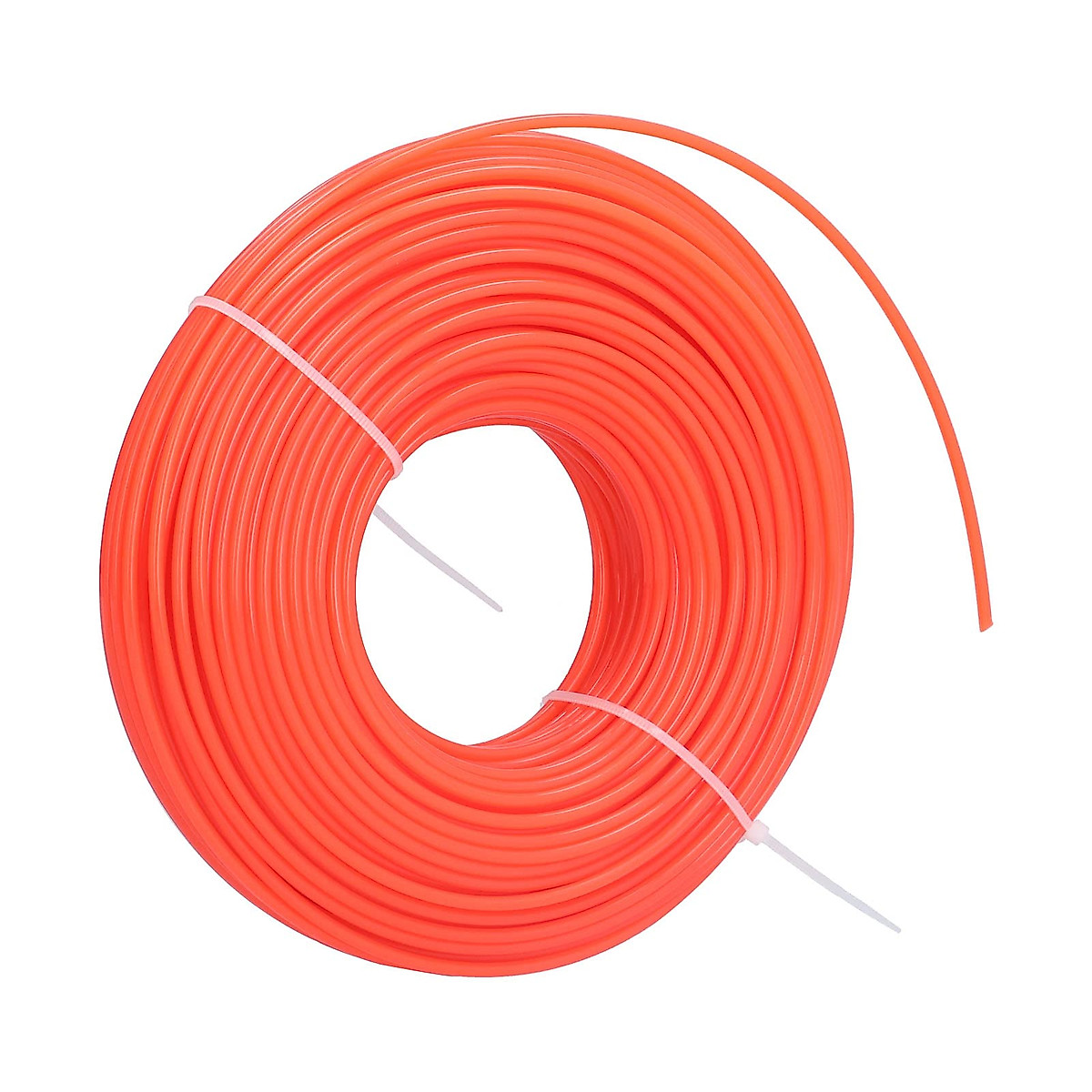 jerss Trimmer Line 3Mm Round Wire Brush Accessory 50M Cutting Machine Grass Cord Wire Brush Cutter Nylon Rope for Orange Sawing Machine Circular Attachments