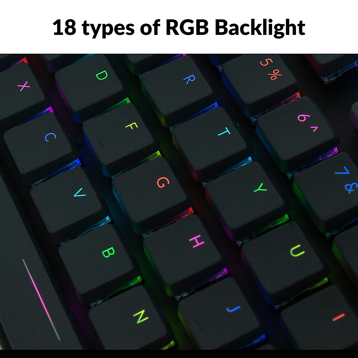 Keychron K1 RGB Hot-swappable Tenkeyless Layout Ultra-Slim Wireless Bluetooth/Wired USB Mechanical Keyboard for Mac Windows with Low-Profile Keychron Optical Mint Switch Full Aluminum - Version 5