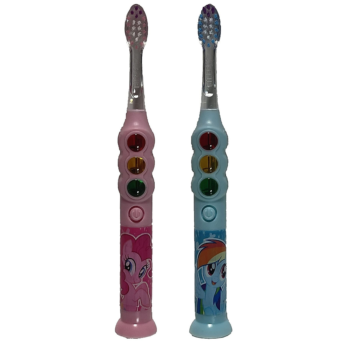LE Products My Little Pony 4 Piece Oral Hygiene Bundle with Flashing Light Timer Toothbrushes