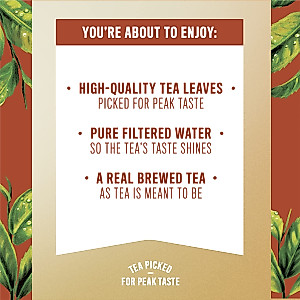 Gold Peak Tea, Unsweet Tea, 16.9 fl oz, 6 Pack