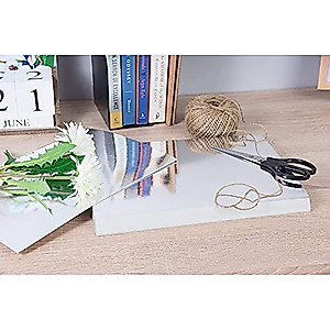 Juvale Reflective Metallic Cardstock Paper Sheets (Silver, 8.5 x 11.75 in, 50 Pack)