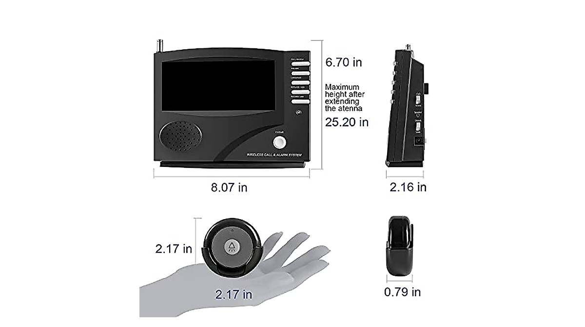 SYNLETT Wireless Nurse Call System | Pager for Seniors & Caregivers