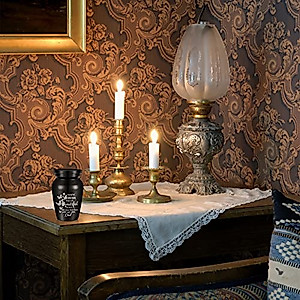 Small Urns for Human Ashes Aluminium Mini Keepsake Urn Butterflies Small Cremation Urns for Ashes Memorial Ashes Keepsake-I Know Heaven is A Beautiful Place Because They Have My Dad