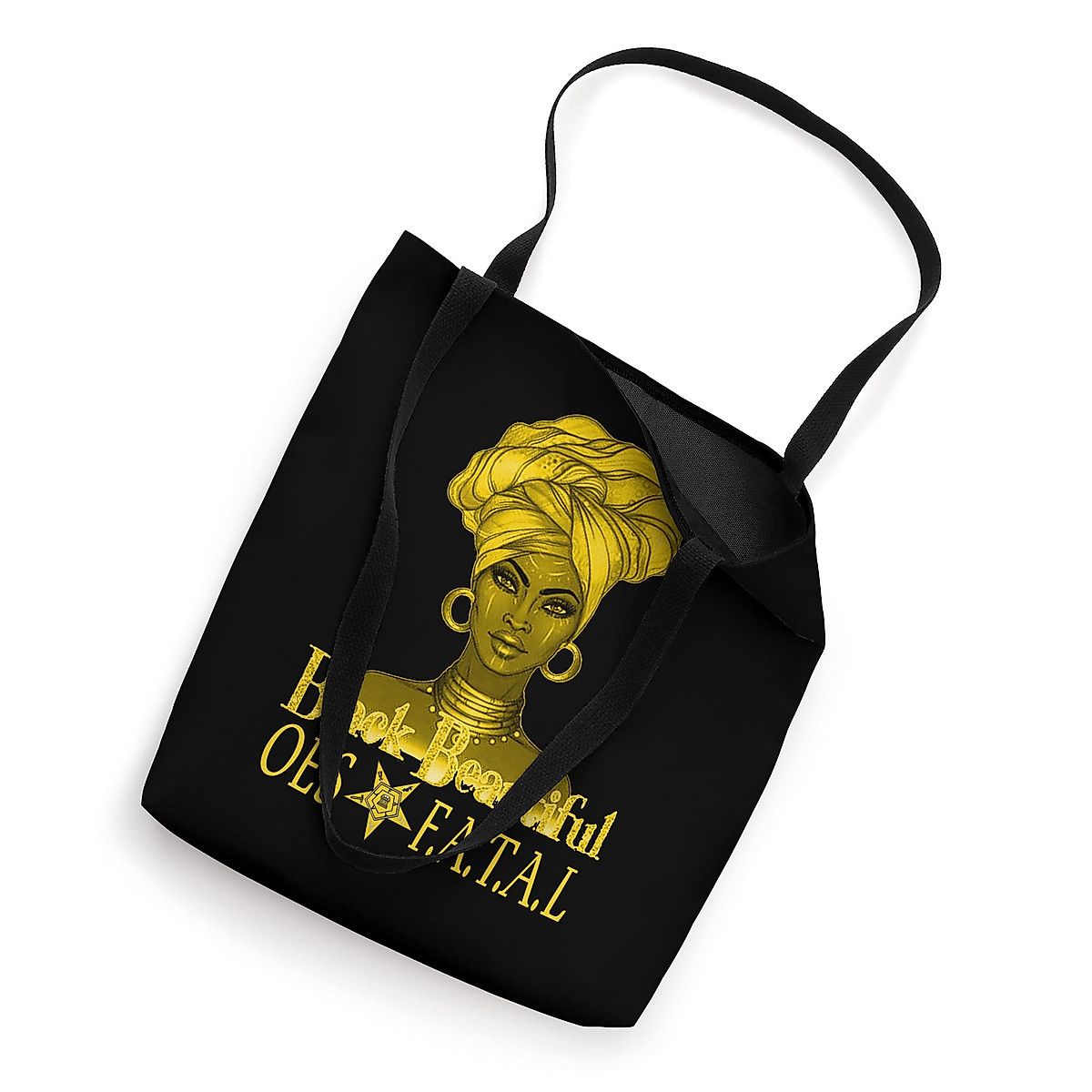 Order Of The Eastern Star OES Ring Diva Black Beautiful Tote Bag