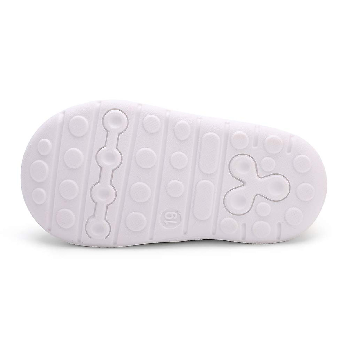 peggy piggy Baby Shoes Boy&Girl Infant Sneakers Non-Slip First Walking Shoes Breathable Mesh Shoes 12 Months(20313-gry-17)