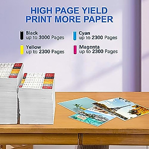 Tounker TN227BK/C/M/Y High Yield Toner Cartridges 4 Pack Compatible Replacement for TN227 TN227BK TN-227 TN223 TN223BK for HL-L3290CDW MFC-L3770CDW HL-L3210CW HL-L3270CDW MFC-L3710CW Printer