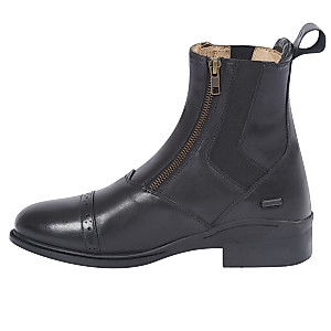 Dublin Evolution Double Zip Front Paddock Boots, Black, Ladies 8
