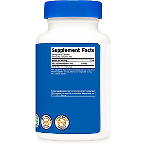 Nutricost AKG Alpha Ketoglutaric Acid Supplement 1,000 mg, 240 Capsules, 120 Servings Per Bottle - Powerful Precursor to Glutamine & Arginine, Energy Support Supplement
